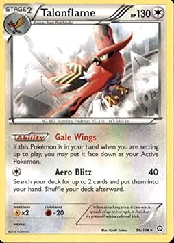 Amazon.com: Pokemon - Talonflame (96/114) - XY Steam Siege : Toys & Games