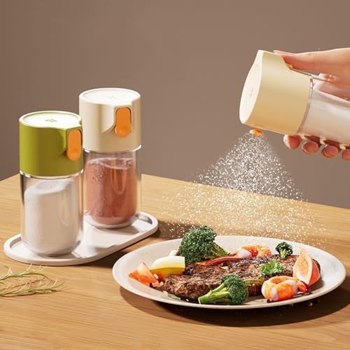 Amazon.com: Salt and Pepper Shakers Precise Quantitative Push Type,0 ...