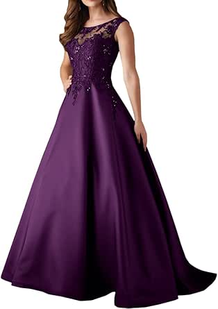 Audrey Bride Beaded Mother of the Bride Dresses Long for Weddings Prom ...