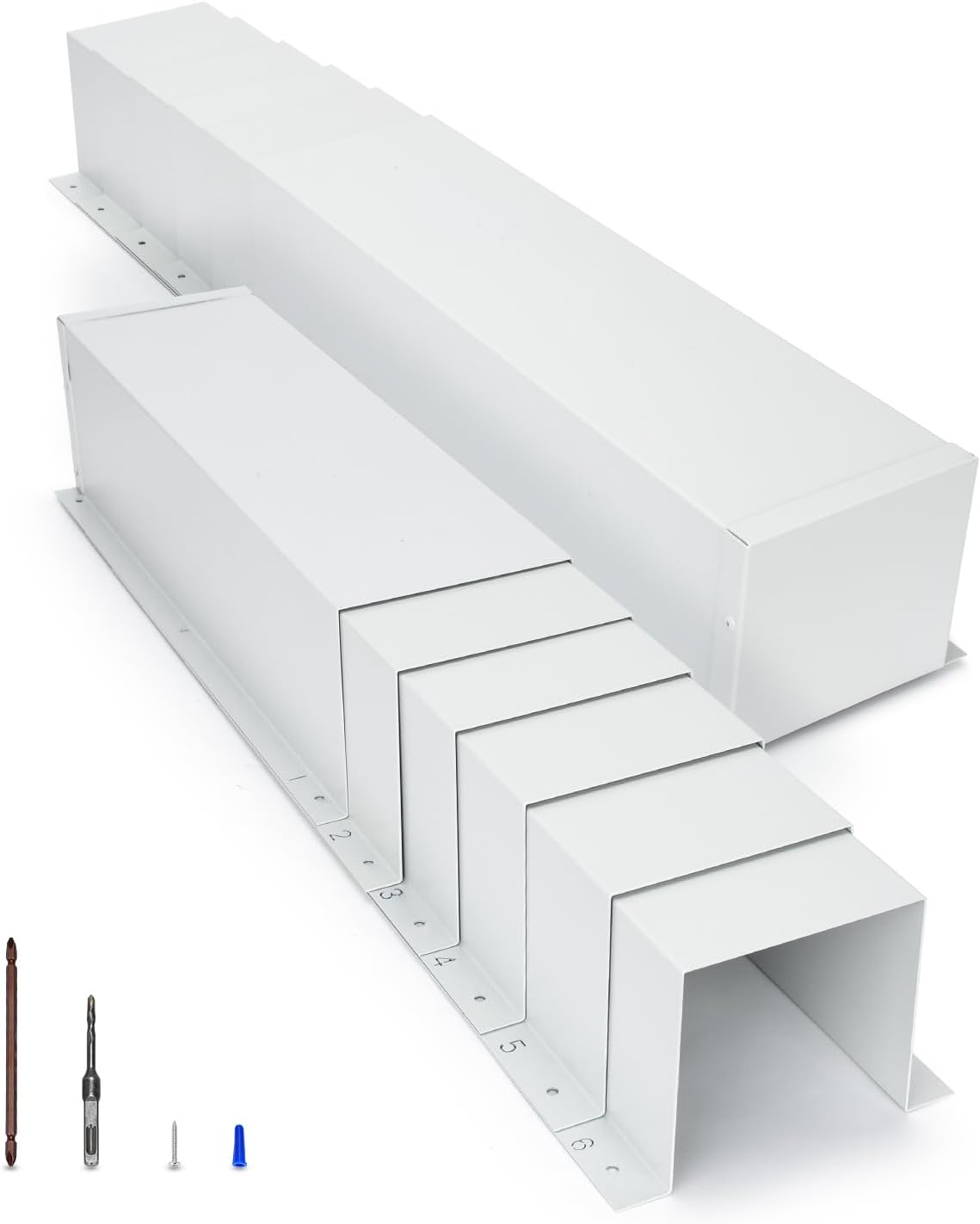 Amazon.com: TOPOWN HVAC Lines Cover for Central 4x4"x8.5ft Air ...