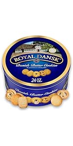 Amazon.com: Royal Dansk Danish Butter Cookies, Holiday Cookie 4 Pack ...