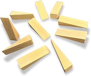 Amazon.com: Tolux Wooden Wedges, Hardwood Wedge, Beech Wood Wedge ...
