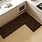 Amazon.com: SMILEGIF Anti-Slip Corner Kitchen Rug, 1 Piece L-Shaped ...