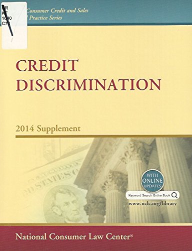 Credit Discrimination, 2014 Supplement: Jr. Jeremiah Battle ...