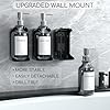 Amazon.com: Stylish Shampoo and Conditioner Dispenser Wall Mount Set of ...