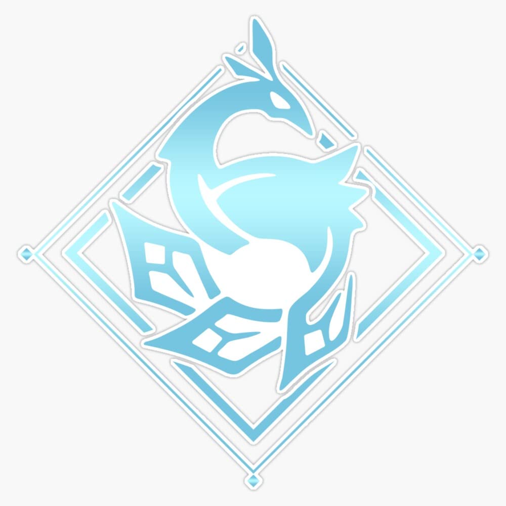 Amazon.com - Genshin Impact Kaeya - Cryo Emblem Sticker Sticker Decal ...