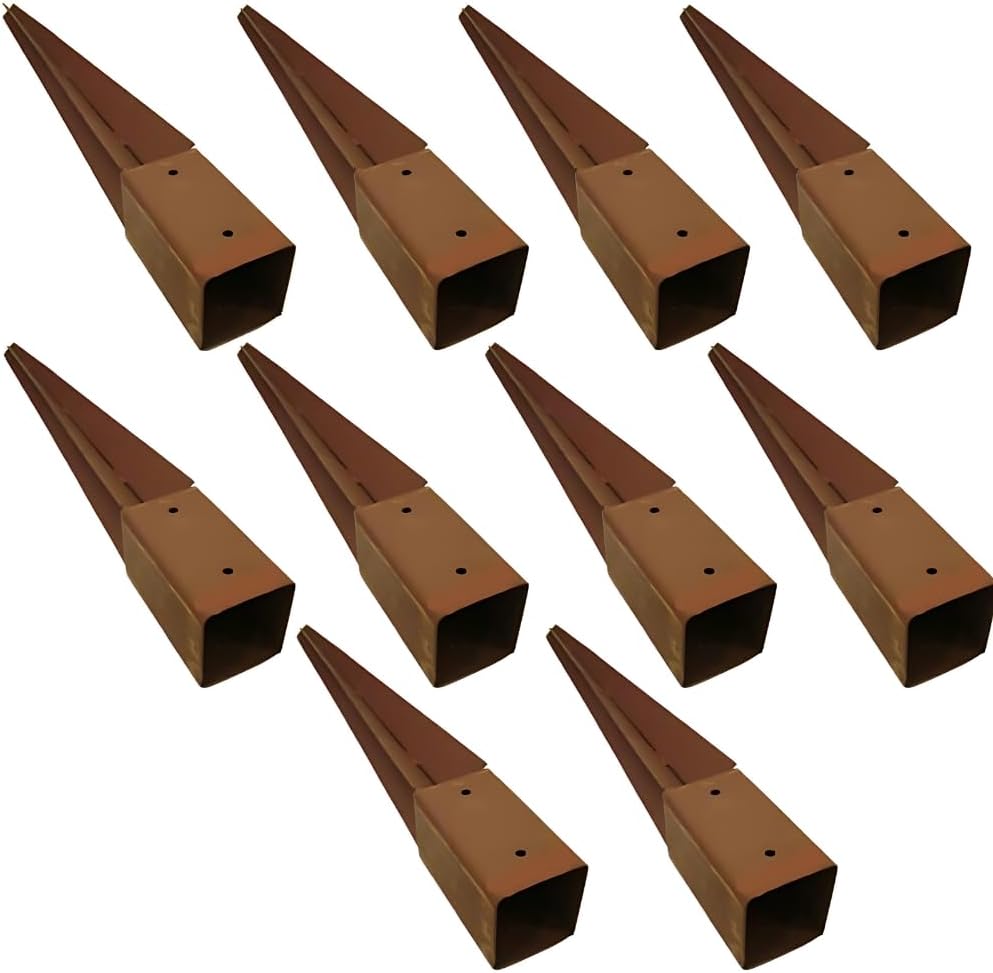 Garden Mile Heavy Duty Garden Fence Post Holder - Large Fence Post ...