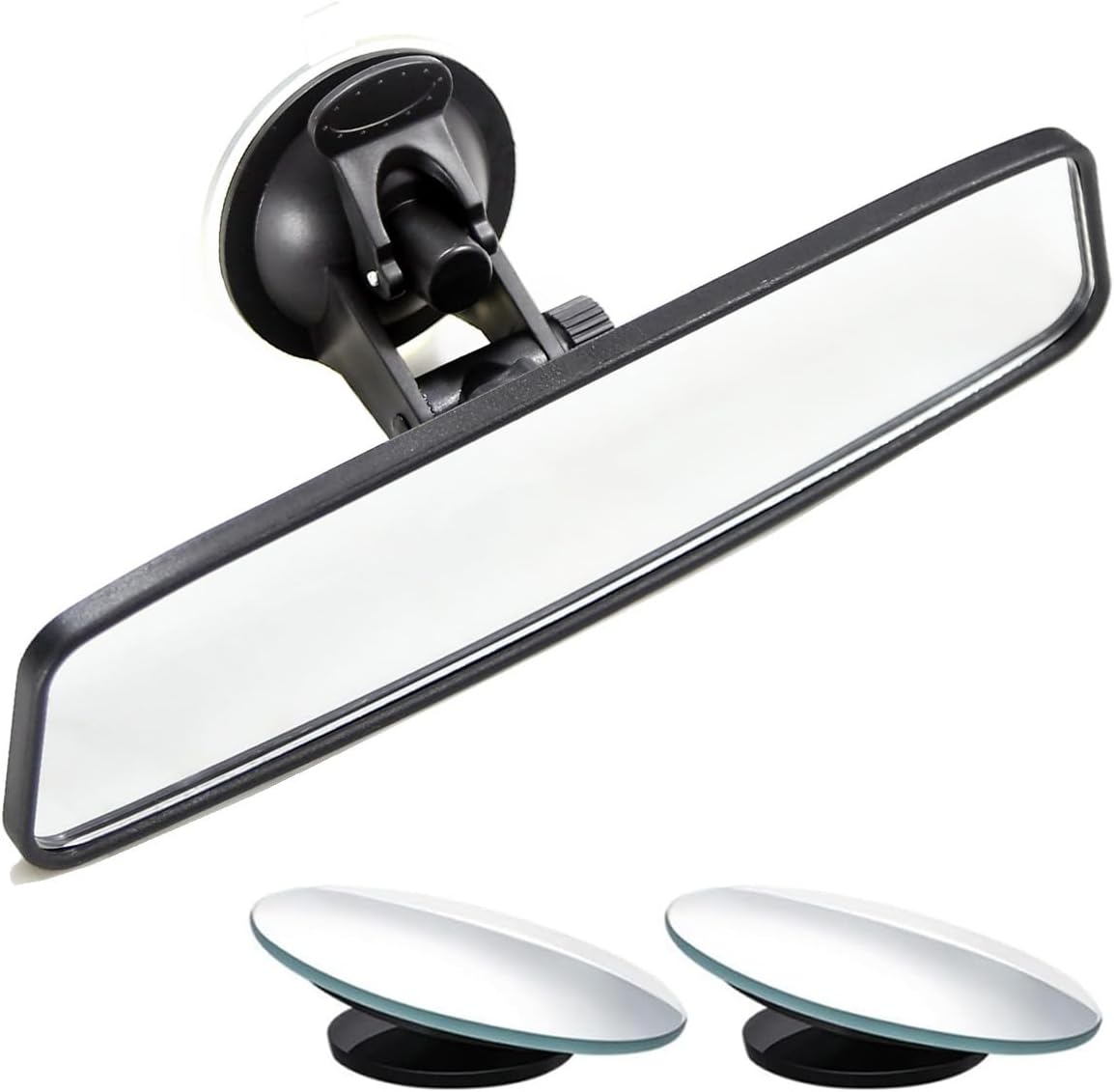 Kitbest Panoramic Rearview Mirror, 12 Inch Universal Clip On, Wide ...