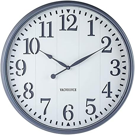 Amazon.com: VACVOIIVCE 18 Inch Modern Wall Clock Silent Big Wall Clock ...