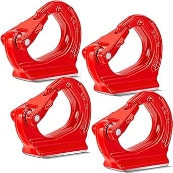 Thyle 4 Pcs Weld on Hooks, 2 Ton Heavy Duty Weld on Anchor Hook, Alloy ...