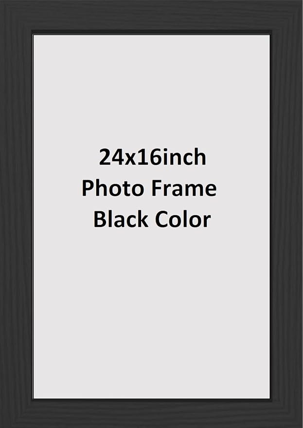 DECORO 24x16inch BlackColour Photo Frame, Suitable for 24x16inch ...