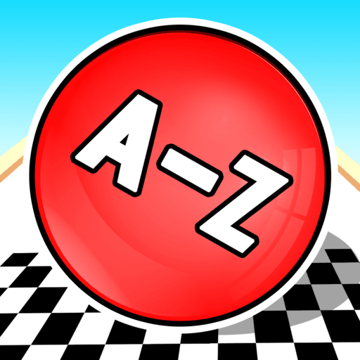 A Z Ball run Alphabet New Red stack merge ball Running 3D Games for ...