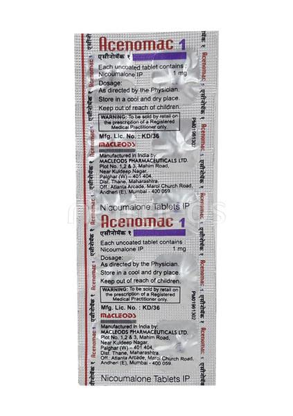Acenomac 1 - Strip of 10 Tablets : Amazon.in: Health & Personal Care