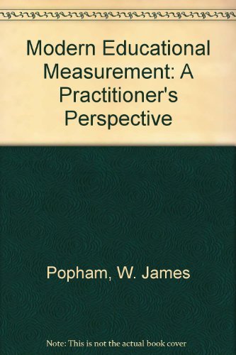 Buy Modern Educational Measurement: A Practitioner's Perspective Book ...