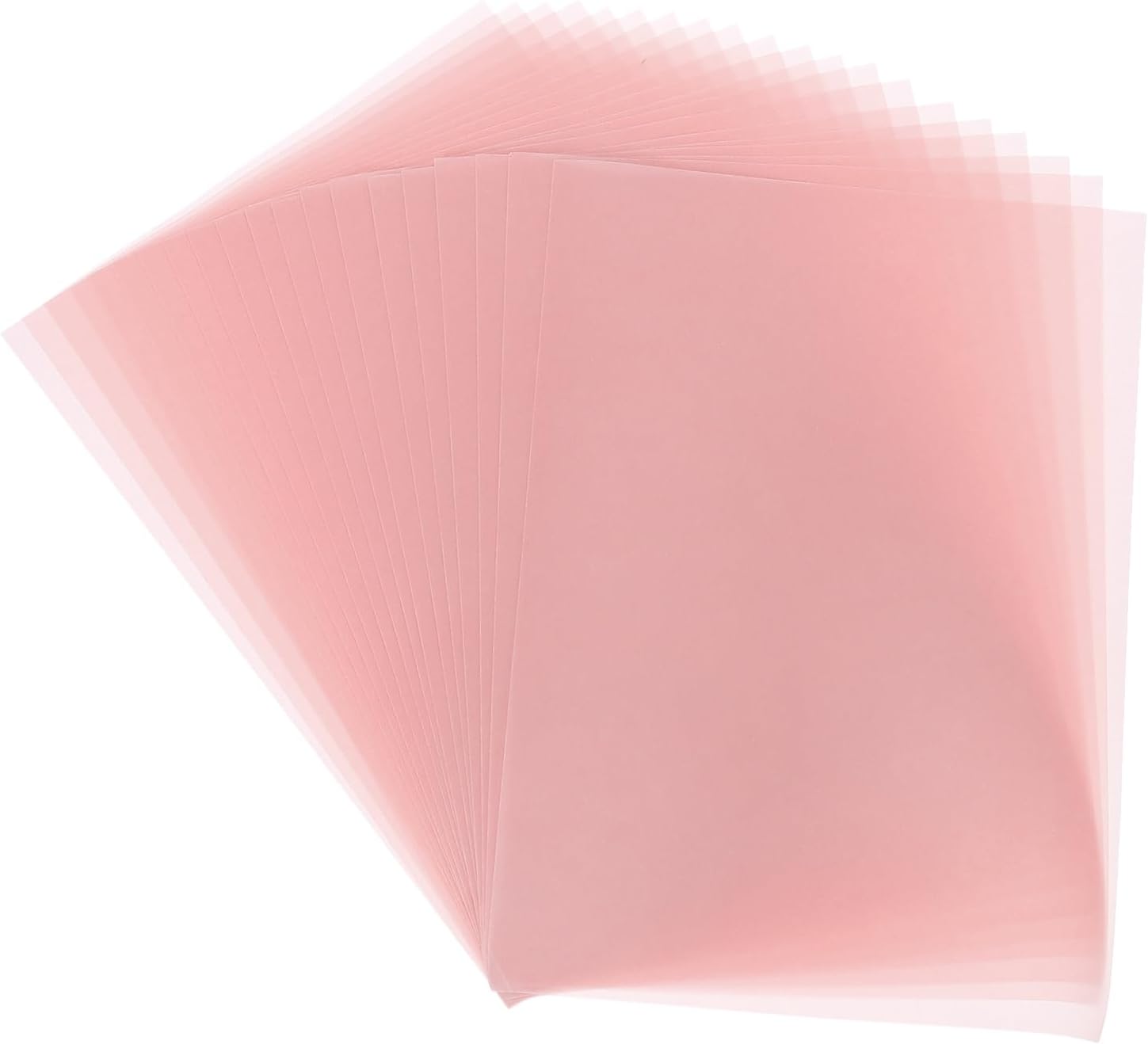 Amazon.com : MECCANIXITY Colored Vellum Paper, 40 Sheet Light Pink ...