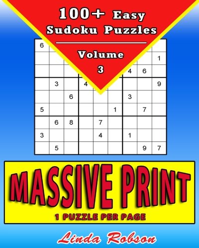 Buy 100+ Large Print Sudoku Puzzles (Easy) Volume 3: 100+ Easy - Large ...