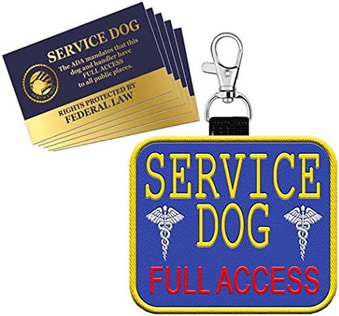 Amazon.com: "Autism Service Dog” Identification Patch Tag | Clips on ...