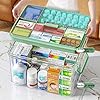 Amazon.com: KALWEL,Medicine Storage Box,Pill Bottle Organizer ...