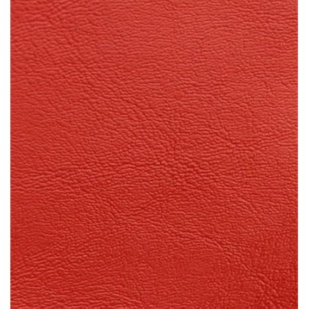 FIRE ENGINE RED FAUX LEATHER LEATHERETTE MATERIAL LIGHT STRETCH ...