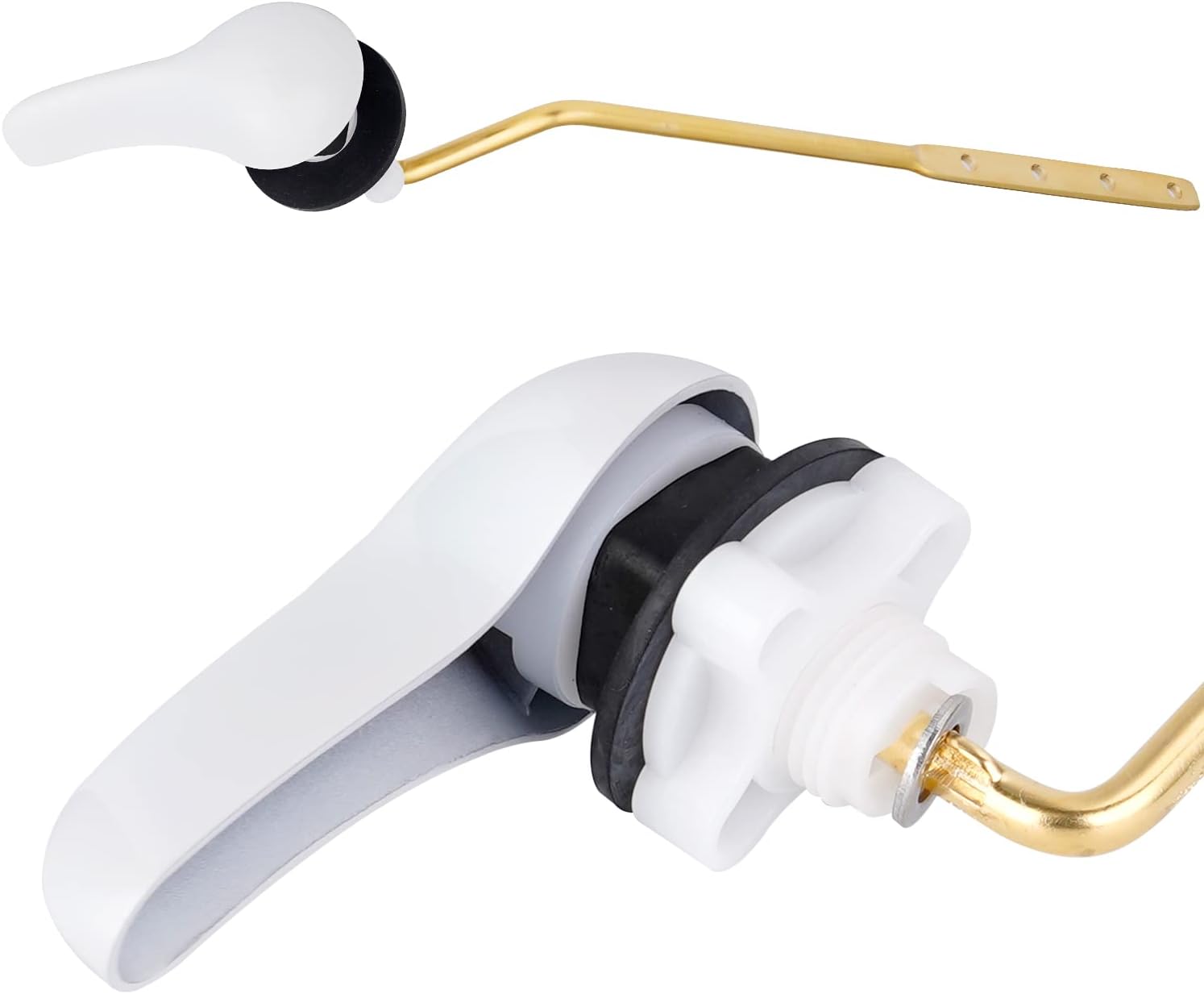 Universal Offset Decorative Front, Side, Corner, or Angle Mount Toilet ...