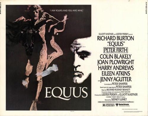 Equus Poster Movie Half Sheet 22 x 28 In - 56cm x 72cm Richard Burton ...