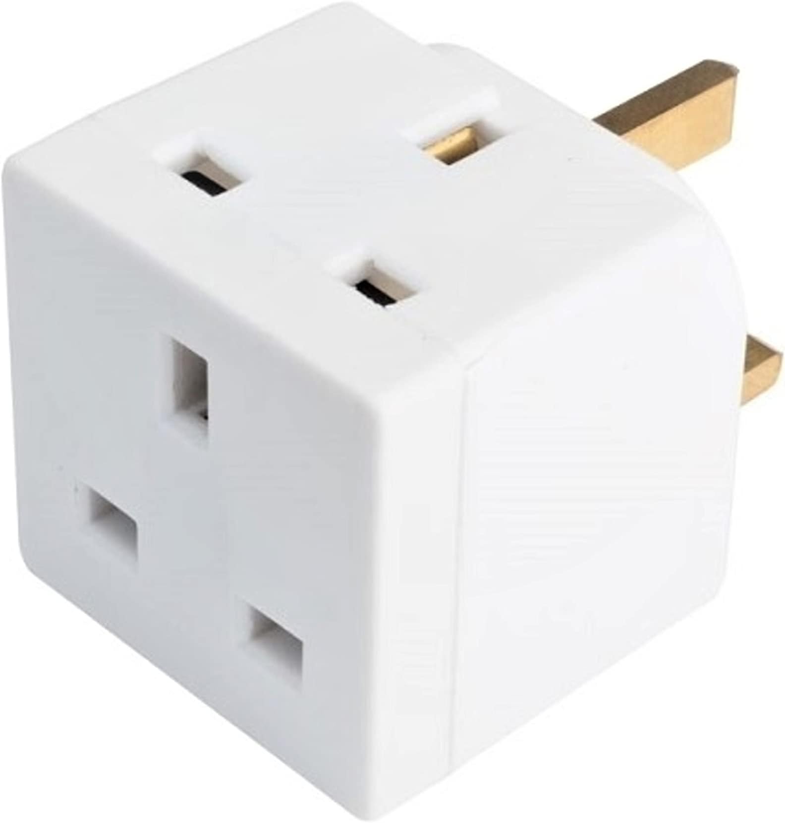 BAANI 2 Way Double Plug Adaptor - Multi Plugs Extension Sockets Adapter ...