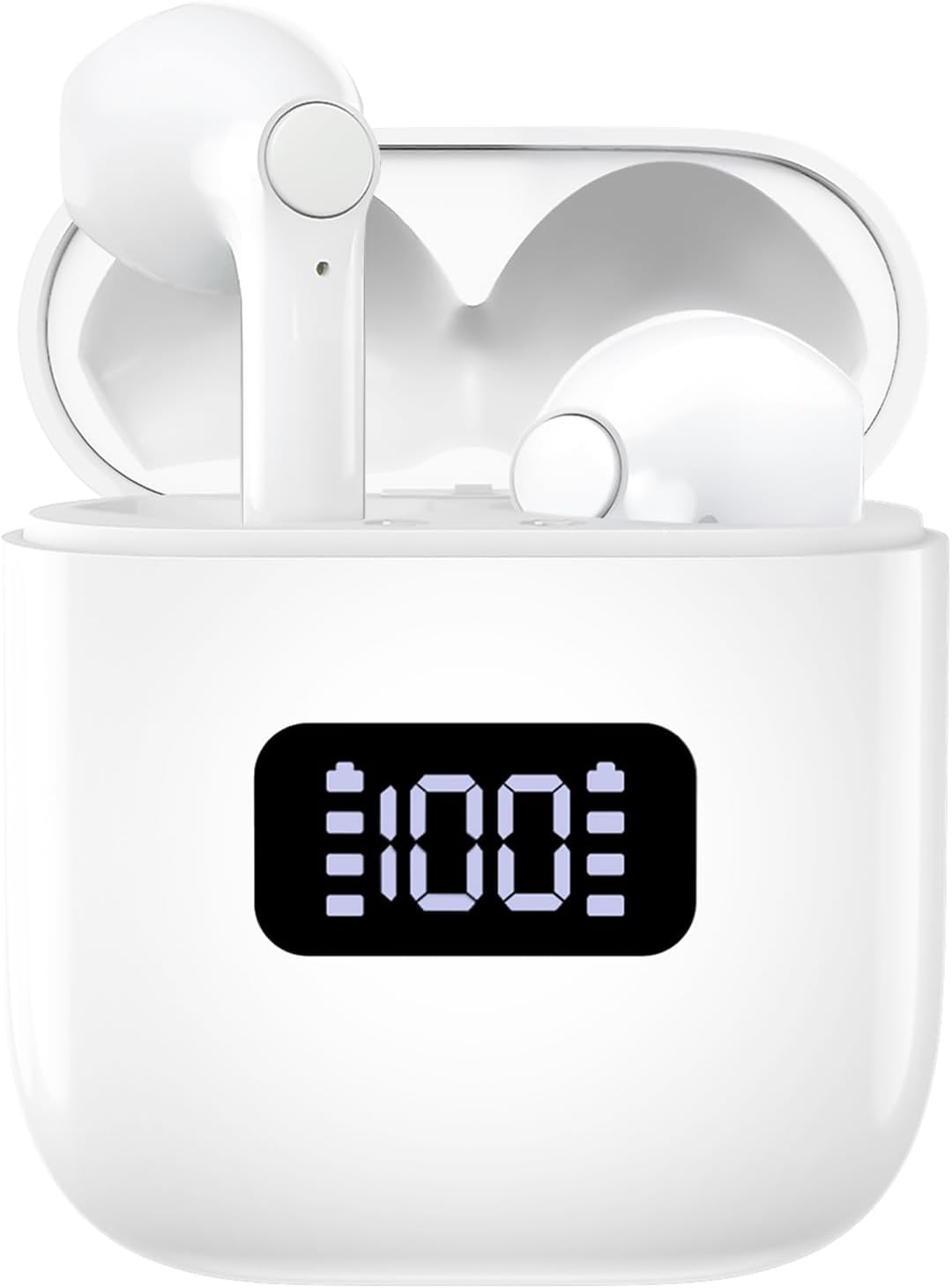 Amazon.co.jp: Bluetooth イヤホン ワイヤレスイヤホン【2024最新設計】 Bluetooth5.3技術 蓋を開けたら瞬間接続 ブルートゥース LEDディスプレイ表示 ...