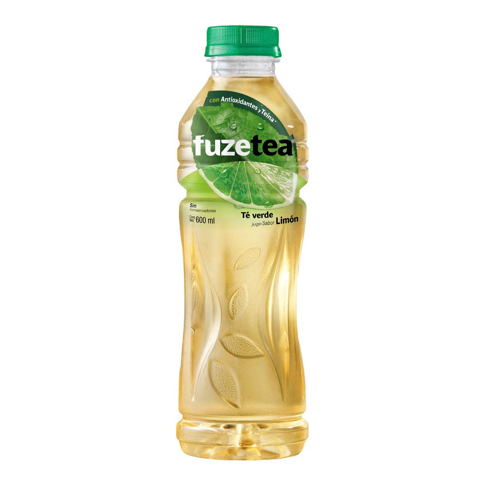 Fuze Tea 6 Pack Té Verde y Limón 600 ml cada uno. : Amazon.com.mx ...