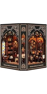Amazon.com: Book Nook Kit for Adults and Teens – DIY 3D Wooden ...