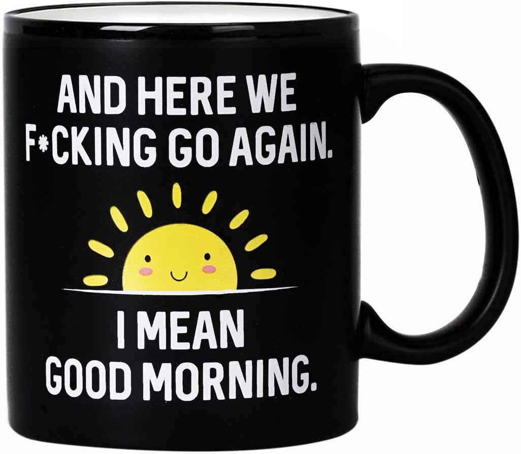 Amazon.com: Funny Coffee Mugs for Women Men - Sarcastic Work Novelty ...