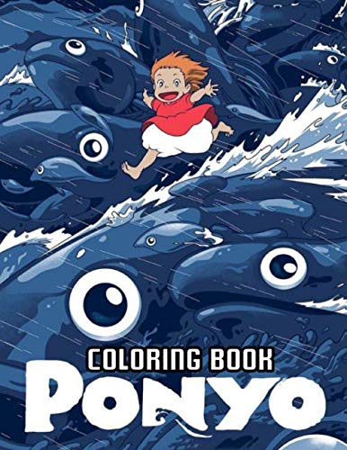 Buy Ponyo Coloring Book: 50+ High Quality Coloring Pages. Studio ghibli ...