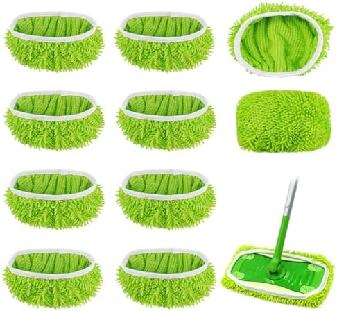 10 Pack Compatible with Flash Speed Mop Microfibre Refills Kit,25,4x11 ...