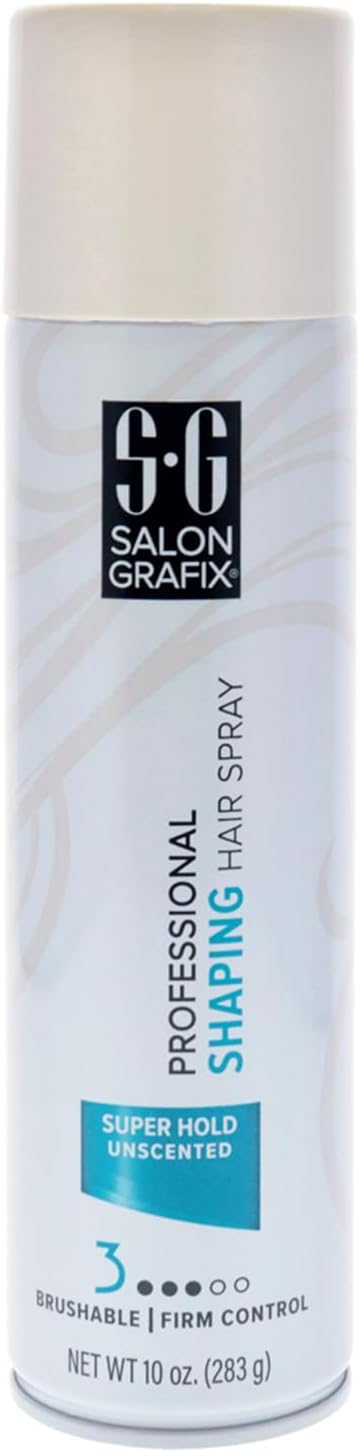 Amazon.com : Salon Grafix Shaping Hair Spray Super Hold - Flexible and ...
