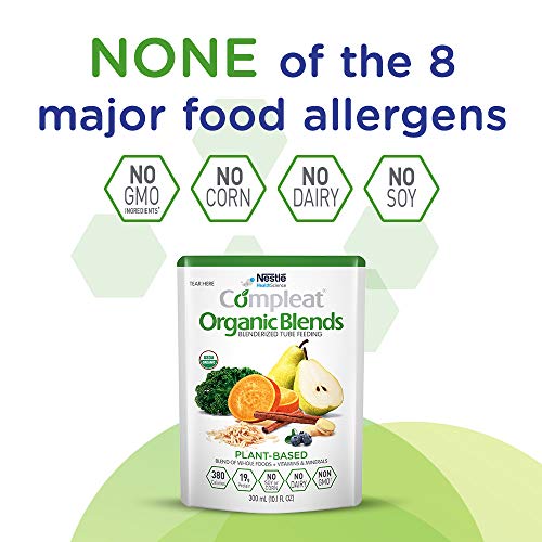 Compleat Organic Blends Plant Based, 10.1 fl oz Pouch, 24 Count ...