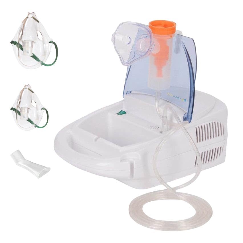 Portable Tabletop Compressor Nebuliser Nebulizer Machine with masks and ...