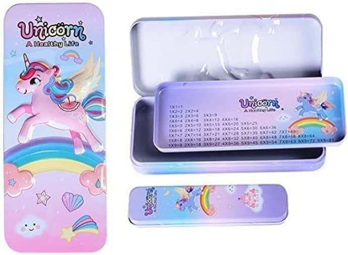 SAMVARDHAN Unicorn 3D Metal Geometry Box Big and Mini Geometry Box for ...