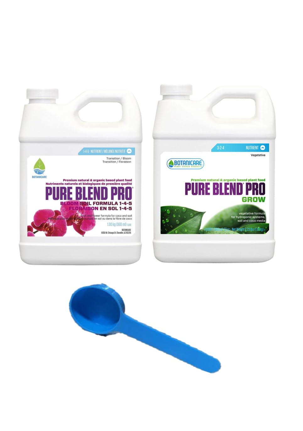 Amazon.com : Liquid Botanicare Nutrients Pure Blend Grow + Pure Blend ...