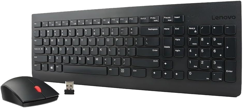Amazon.com: Lenovo Professional Wireless Rechargeable Combo Keyboard ...