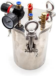 Amazon.co.jp: 3L Stainless Steel Side Dispenser Pressure Tank, Liquid ...