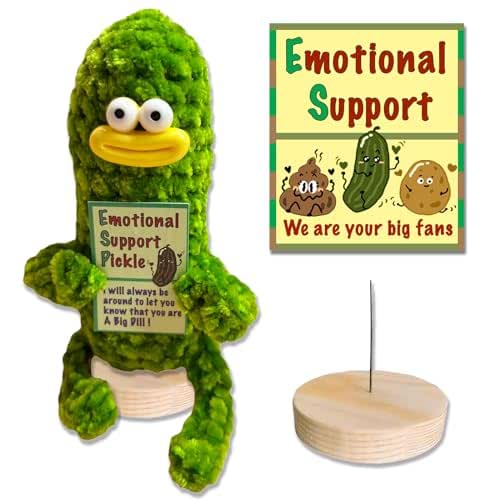 Amazon.com: XGiGiX Handmade Emotional Support Pickle Gift, Cute ...