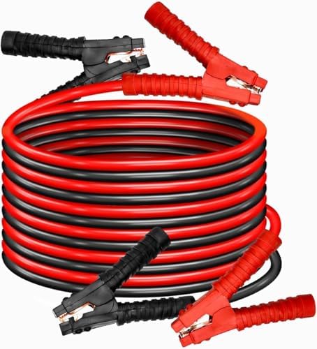 SURPZON Jumper Cables for Car Battery 4M Booster Cables 2000Amp Heavy ...