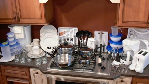 Amazon.com | Kitchen Kit - Deluxe Kitchen Service for 4: Cookware Sets ...