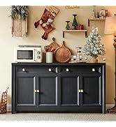 Amazon.com - Standifurno Farmhouse Sideboard Buffet Cabinet with ...
