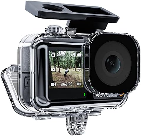TELESIN Waterproof Case for DJI Action 3 Camera, Underwater Housing ...