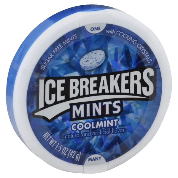 Amazon.com : Ice Breaker Cools Mint Tin 1.5, 1 Count : Candy Mints ...