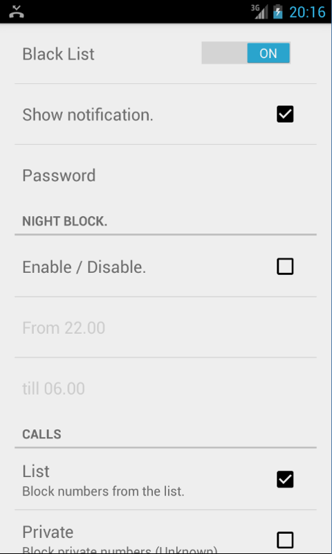 Blacklist - App on Amazon Appstore