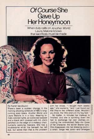 Laura Malone Original clipping Magazine photo 1page 5x7 size Z4141 at ...