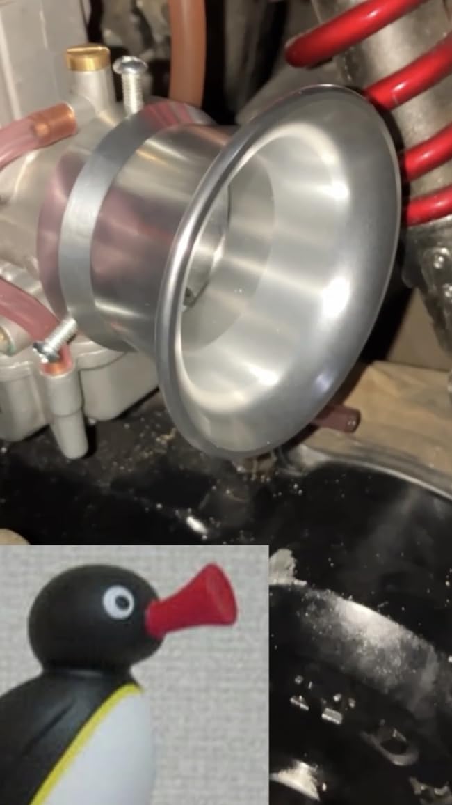 Amazon | shymie エアファンネル キャブレター フィルター クリーナー バイク パーツ アルミ 直径 50 高さ 45 mm メンテナンス 吸気 交換 シルバー | ファンネル ...