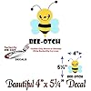 Amazon.com: BEE-OTCH Vinyl 5" Decal Happy Bee Bumblebee Angry Sticker ...