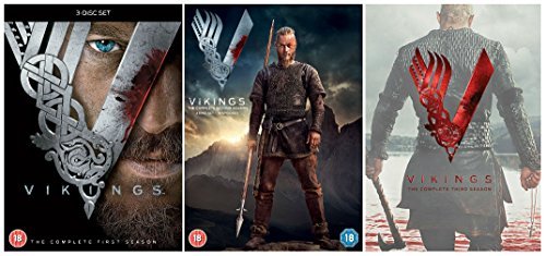 Amazon.com: Vikings Trilogy: Complete Season 1, 2, and 3 DVD Collection ...